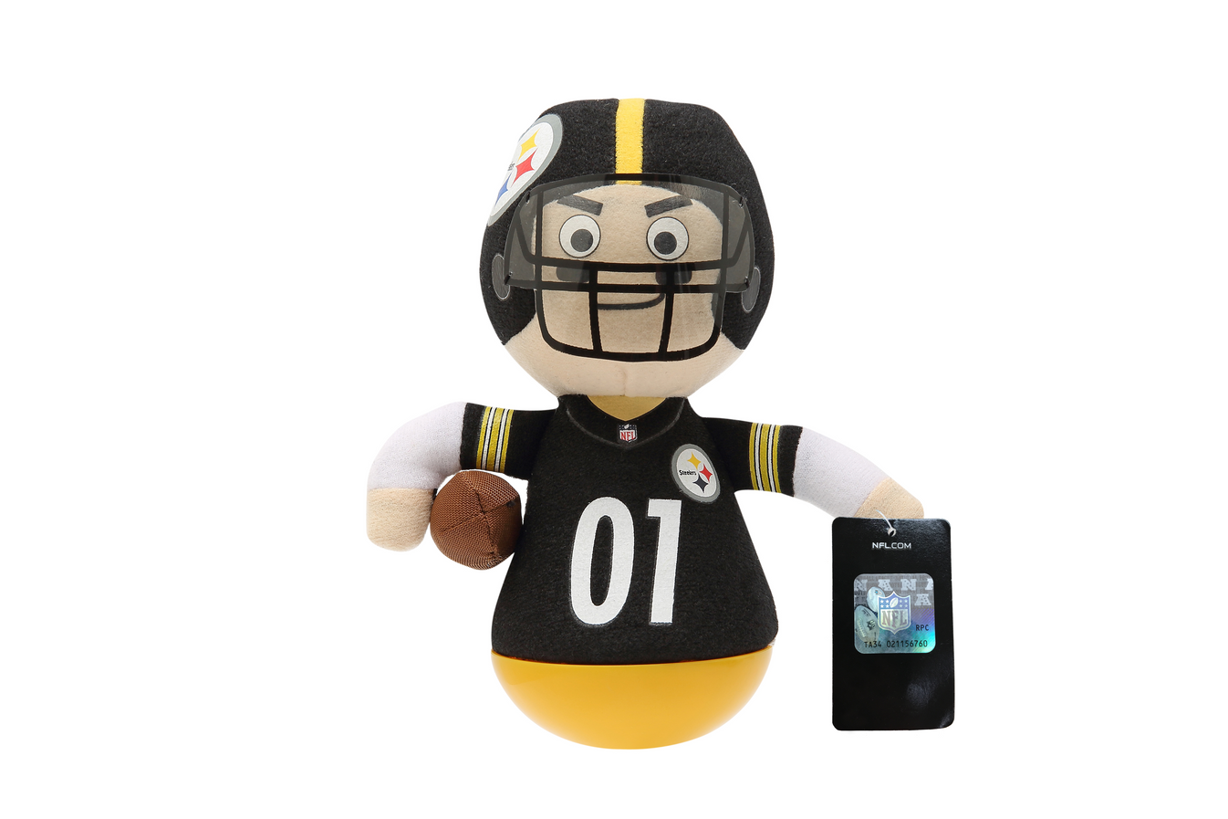 NFL Rock'emz Collectible Sports Figurine - 7 in. tall (Pittsburgh Stee ...